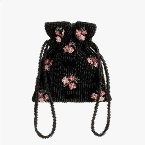 Zara | Bags | Limited Edition Beaded Mini Bucket Bag | Poshmark